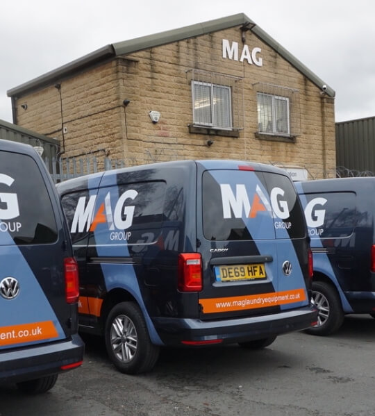 MAG Laundry Equipment | Laundry equipment delivery images